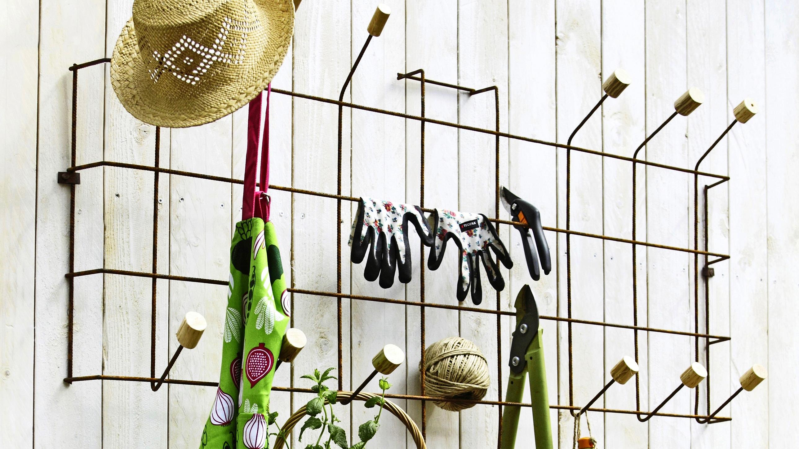 DIY wire mesh tool organizer: see easy instructions | Kotona Living