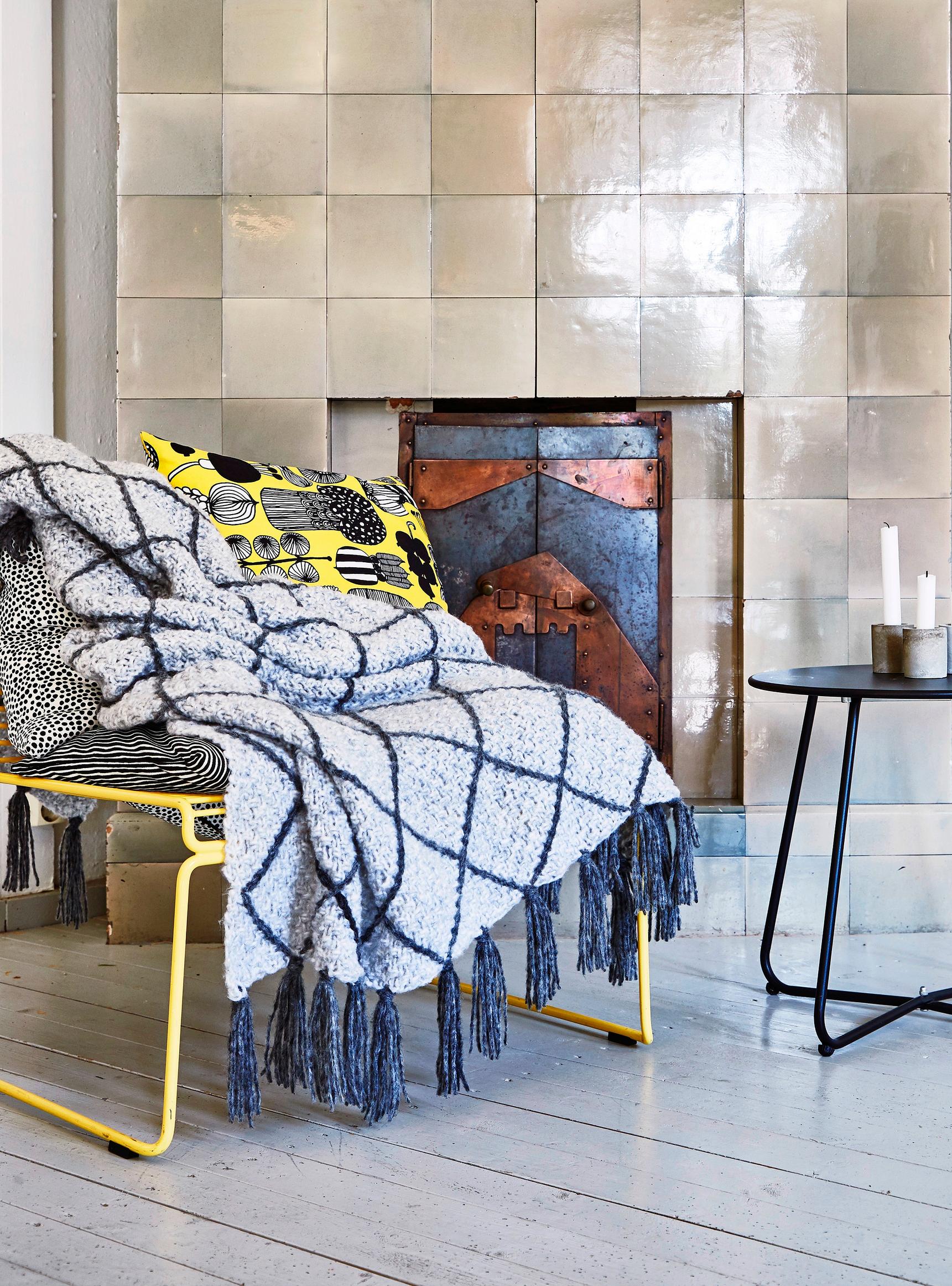 Knitted throw—get the pattern! | Kotona Living