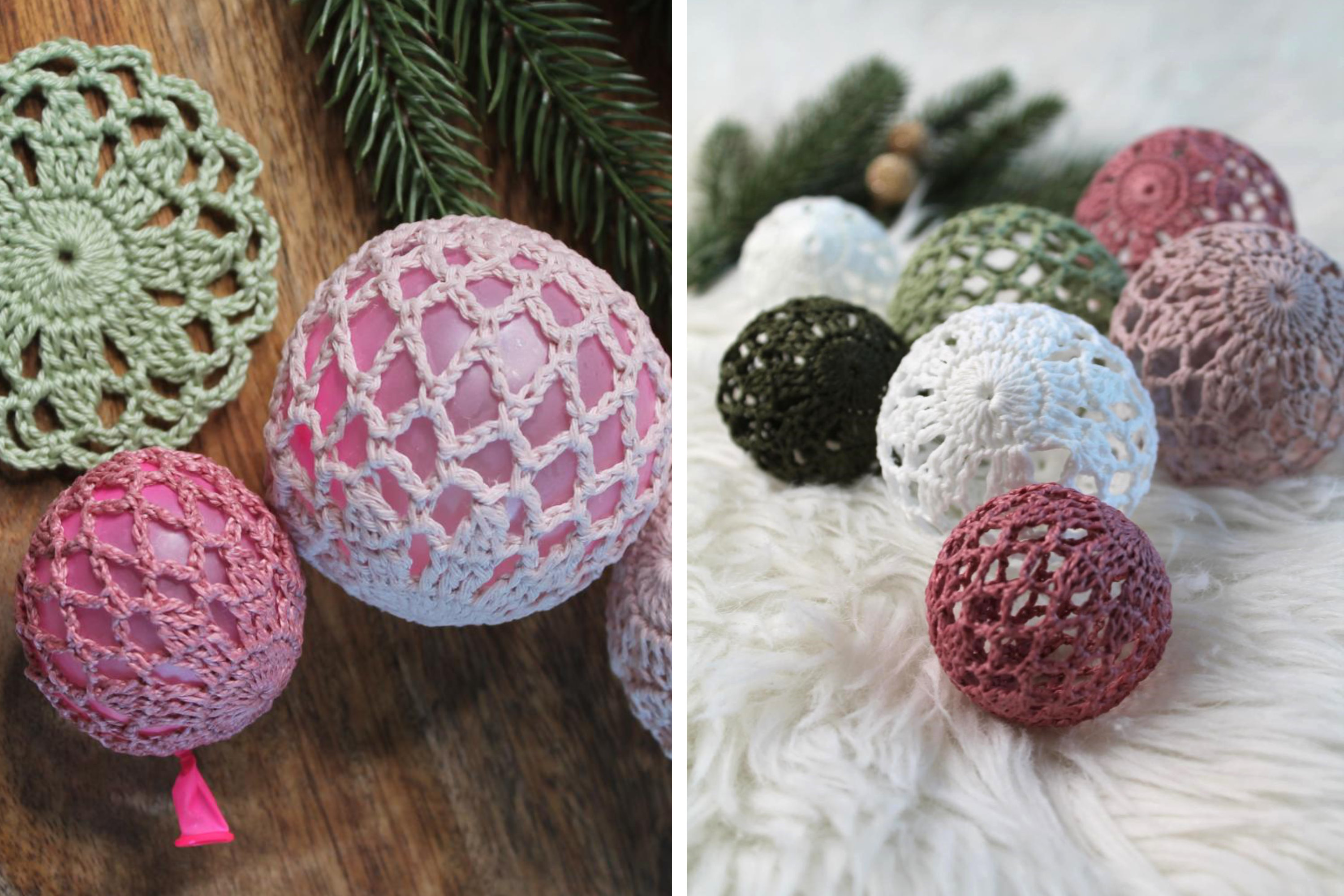 Crocheted lace bauble—see the pattern! | Kotona Living